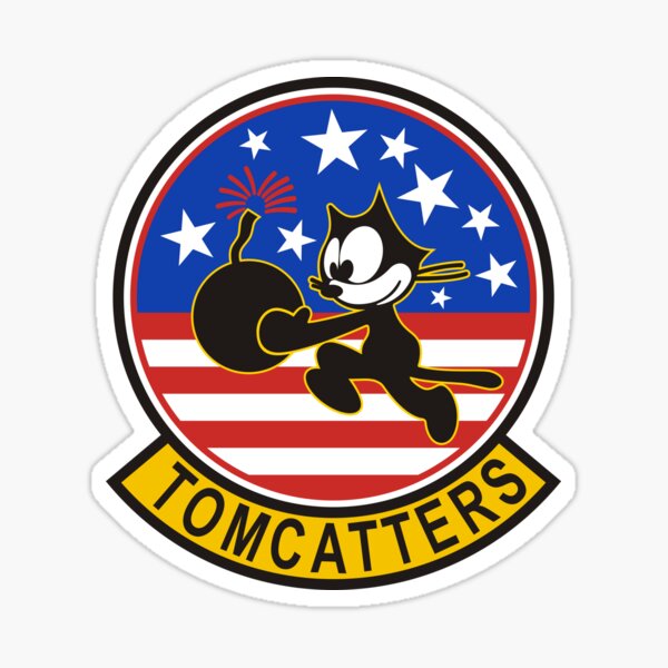 "Tomcat VF-31 Tomcatters" Sticker for Sale by MBK13 | Redbubble