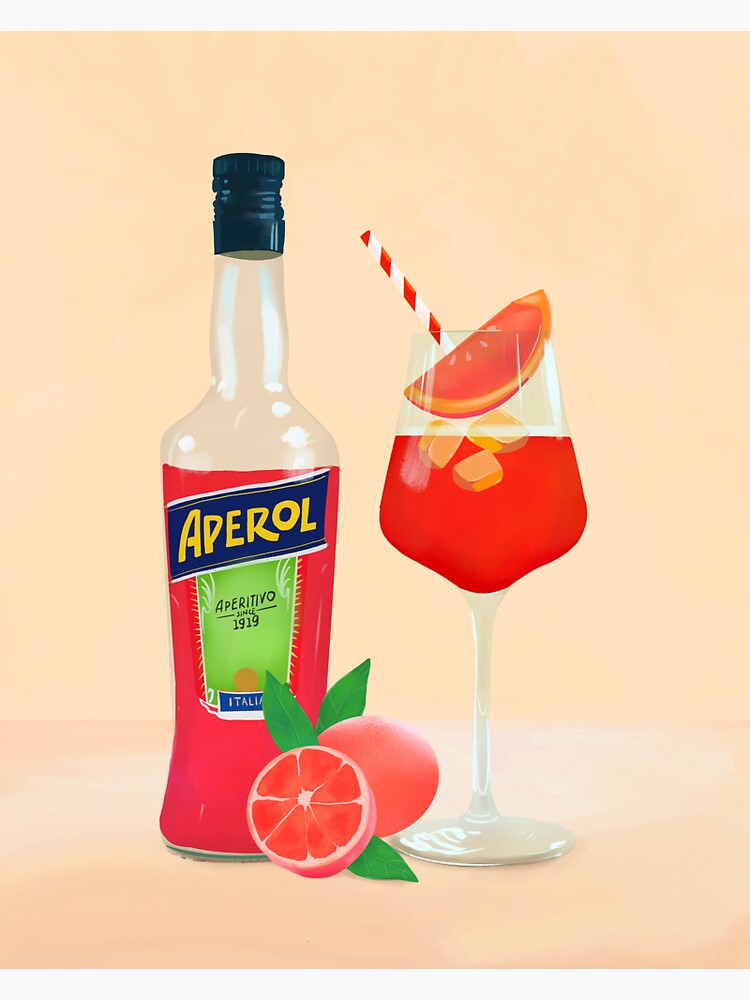 "Aperol Orange" Sticker for Sale by Peya | Redbubble