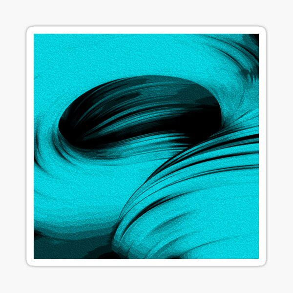 "Abstract blue digital clouds" Sticker for Sale by hypnotzd | Redbubble