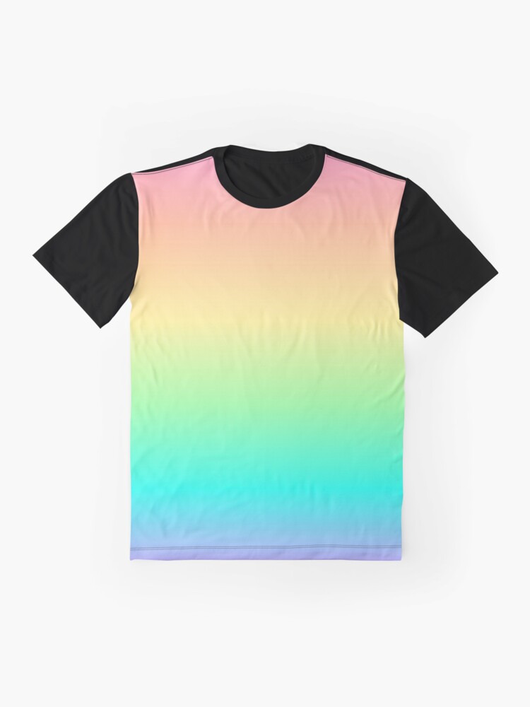 "Pastel Rainbow Gradient 2" T-shirt for Sale by ThePastelWitch ...