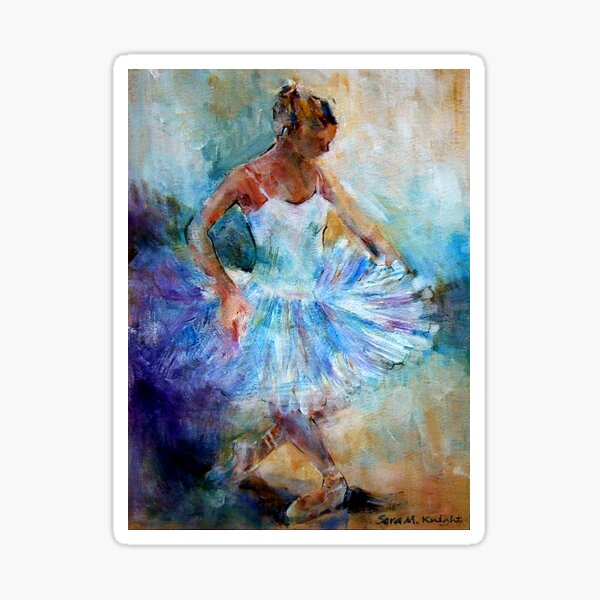 "Curtsy - Ballet Dancers Art Gallery 34" Sticker by ballet-dance ...