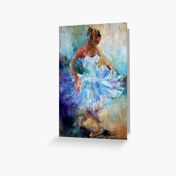 "Curtsy - Ballet Dancers Art Gallery 34" Greeting Card for Sale by ...