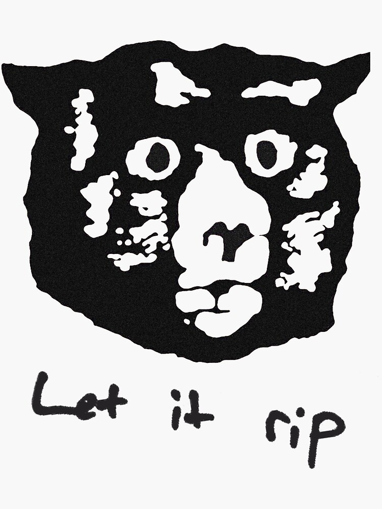 "Monster Bear, Let It Rip" Sticker for Sale by IndyTshirts | Redbubble