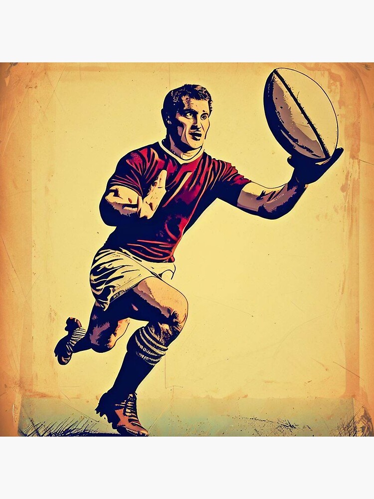 "Explore our artistic retro posters in a rugby-inspired universe ...