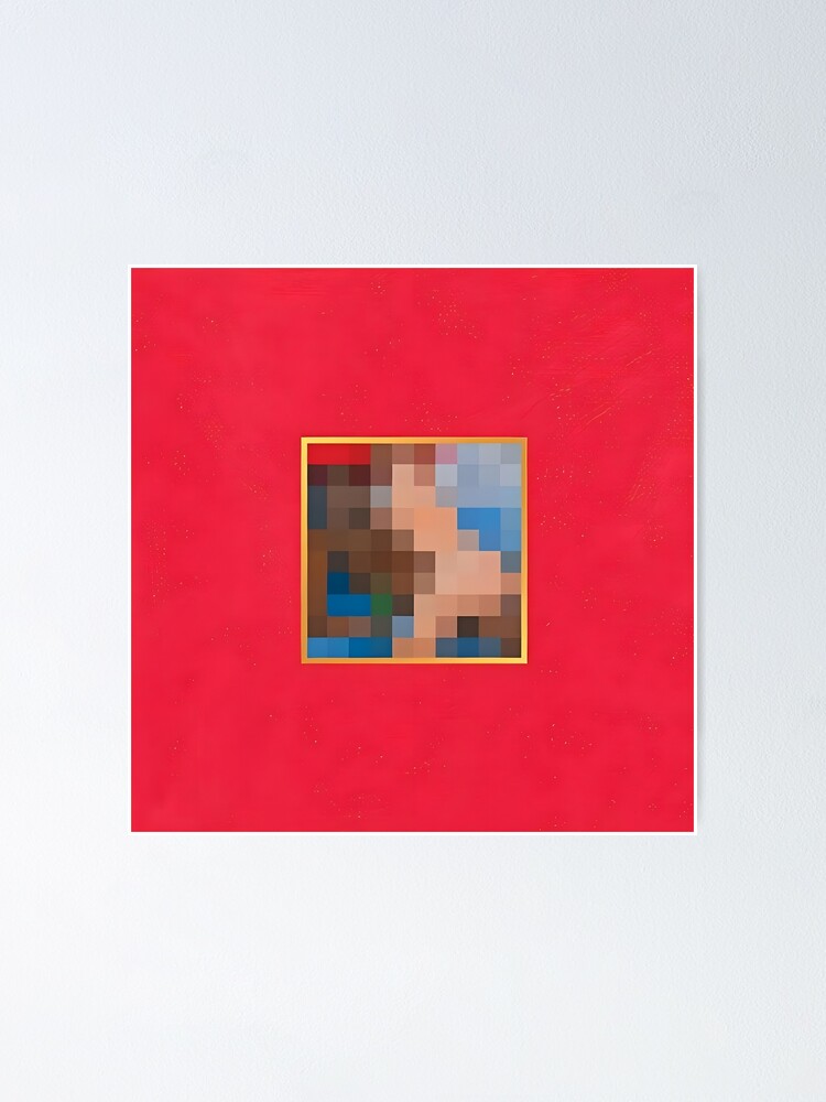"My Beautiful Dark Twisted Fantasy (MBDTF) - Kanye West Album Cover - Extreme 4K High Resolution ...