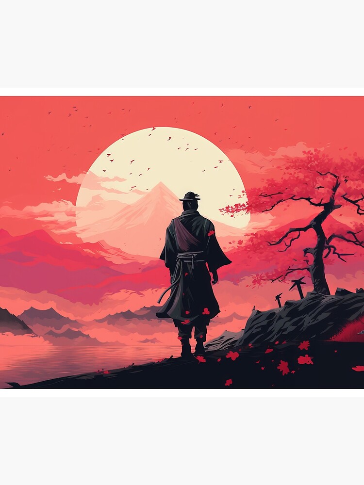 Samurai - Rising Sun on the Horizon | Tapestry sold by Eric Liang | SKU ...