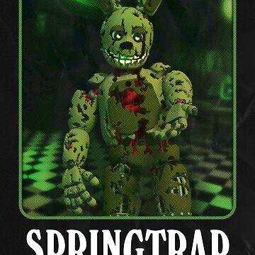 "Springtrap Five Nights at Freddy's FNAF Poster" Photographic Print for ...