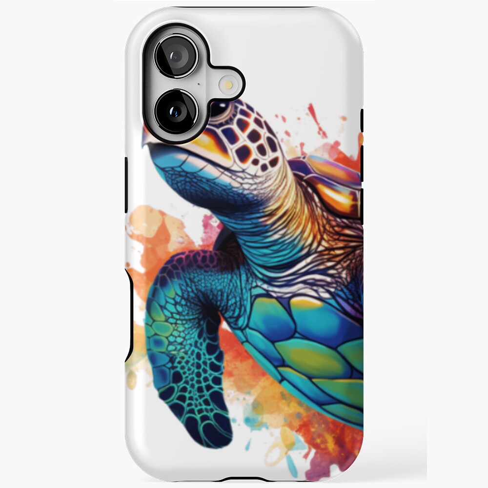 " Vibrant color sea turtle digital print in a variety of mediums" Art ...
