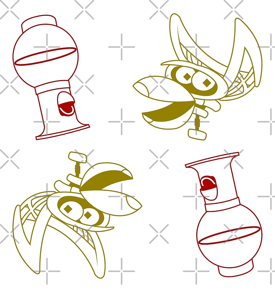"MST3K - The Bots pattern" by CruceJ | Redbubble