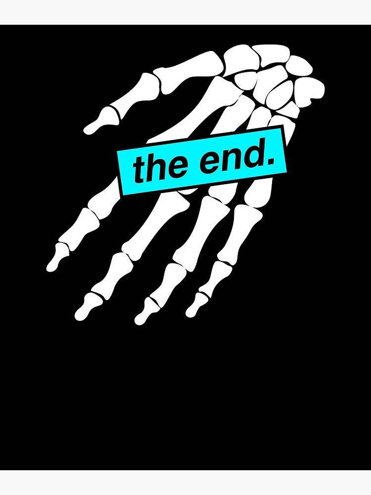 Lámina fotográfica «The End - Spooky Skeleton Vaporwave Meme» de ...