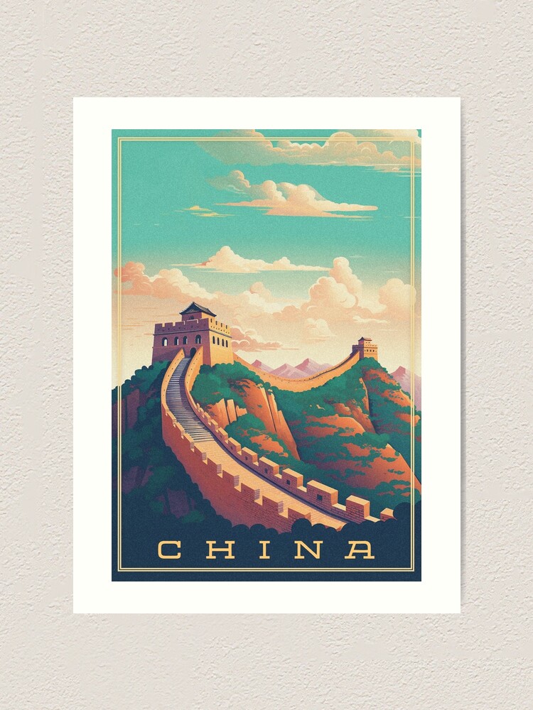 "Great Wall of China" Art Print for Sale by Lonemoth | Redbubble