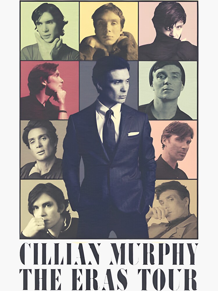 "Cillian Murphy The Eras Tour" Sticker for Sale by samlowest | Redbubble