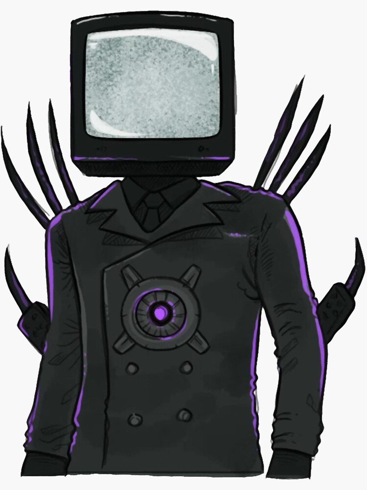 "robot skibidi toilet" Sticker for Sale by tientri7 | Redbubble
