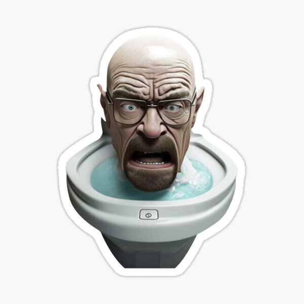 "toilet skibidi meme" Sticker for Sale by kiepcho5 | Redbubble