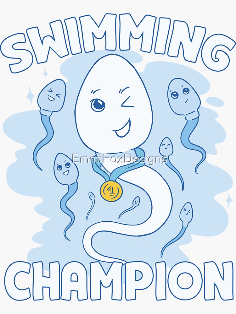 "Adult Humor Naughty Dirty Funny Innuendo Swimmer" Sticker for Sale by ...