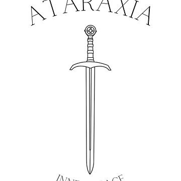 "Ataraxia, Inner Peace - Nesta's Sword" Sticker for Sale by ...
