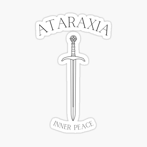 "Ataraxia, Inner Peace - Nesta's Sword" Sticker for Sale by ...