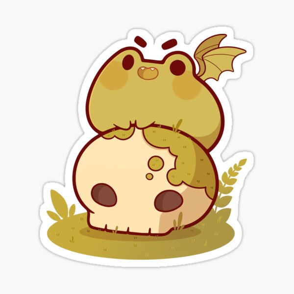 "A fierce frog dragon" Sticker for Sale by Rihnlin | Redbubble