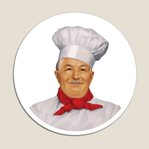 "Chef Boyardee Spaghetti Sauce Logo" Magnet for Sale by designdog ...