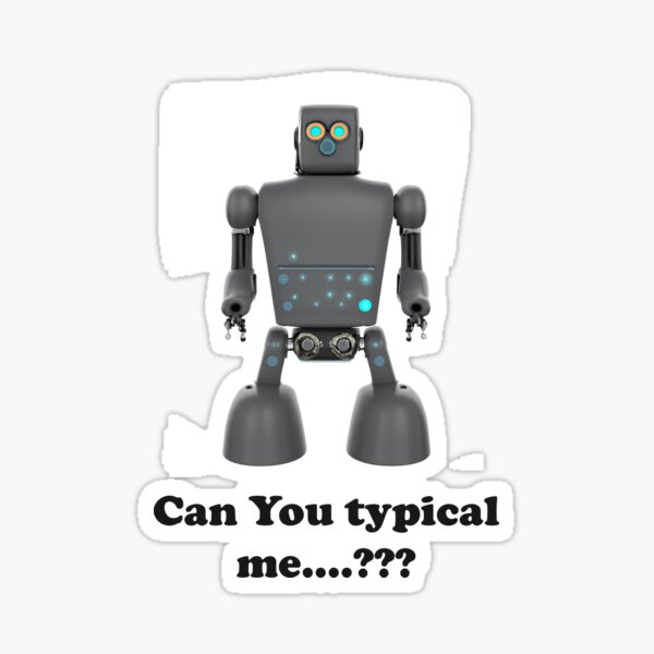 "atypical robot silver color stickers " Sticker for Sale by fowzi ...