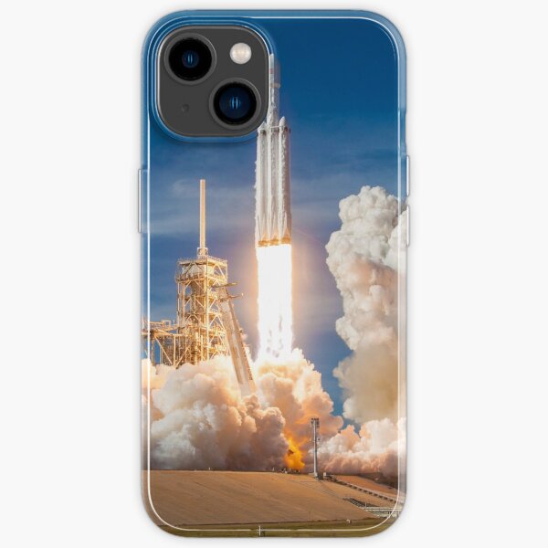 "SpaceX Falcon Heavy Liftoff (8K resolution)" iPhone Case for Sale by ...