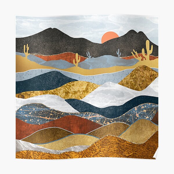 "Desert Cold" Poster for Sale by spacefrogdesign | Redbubble