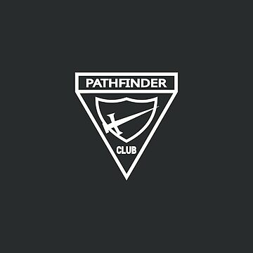 "White Pathfinder Logo" Sticker for Sale by vinxChosen | Redbubble