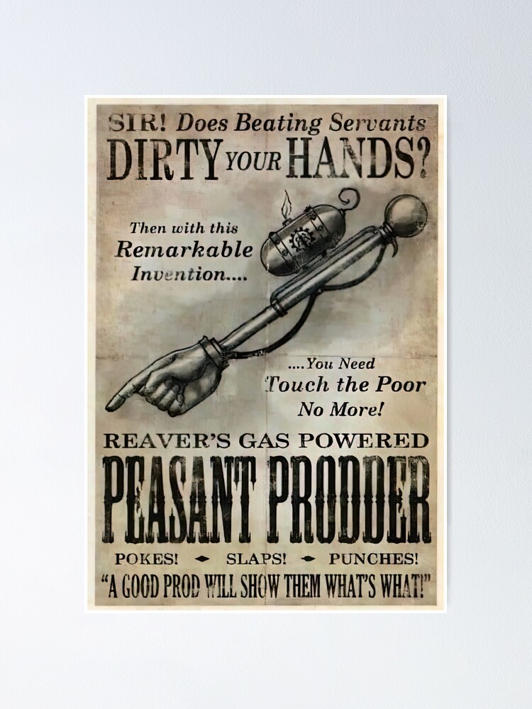 "Fable: Peasant Prodder" Poster for Sale by TheFairyTeller | Redbubble