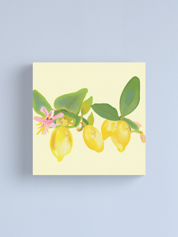 Lemon Design: A Watercolor Citrus Pattern, Lemon Design Illustration ...