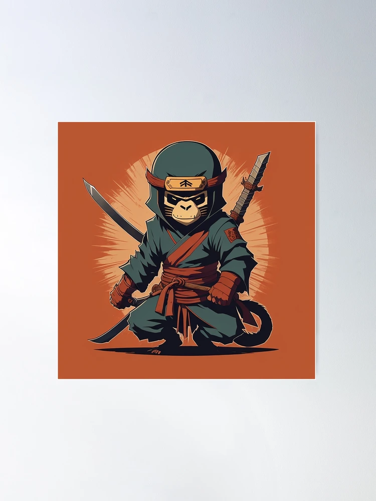 Ninja Monkey Wallpaper