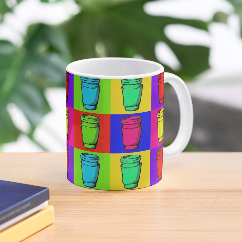 "Andy Warhol Coffee take away cup" Coffee Mug by cucuvaya | Redbubble