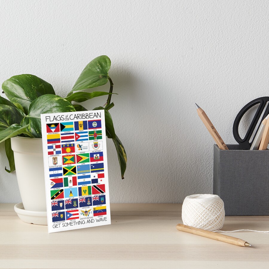 "Flags of the Caribbean " Poster for Sale by IonDprize | Redbubble