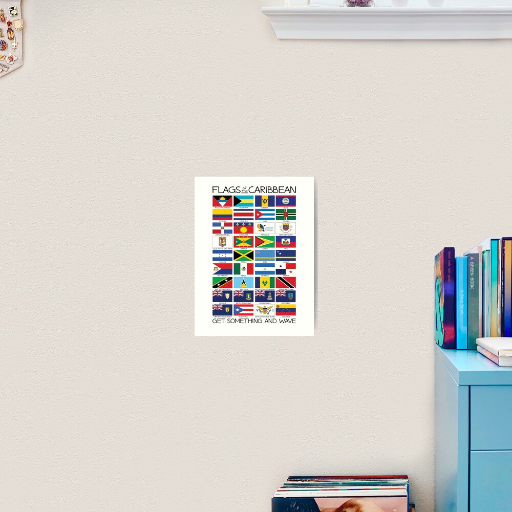 "Flags of the Caribbean " Poster for Sale by IonDprize | Redbubble