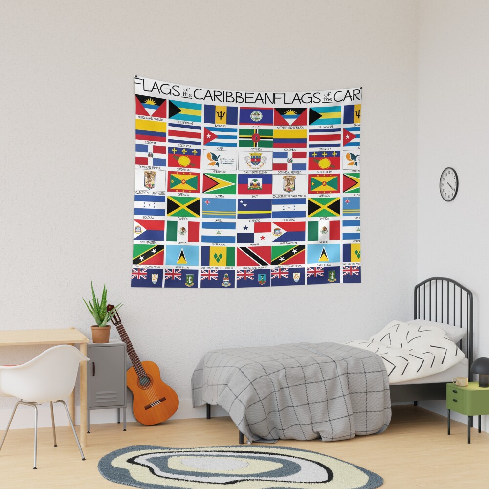 "Flags of the Caribbean " Poster for Sale by IonDprize | Redbubble