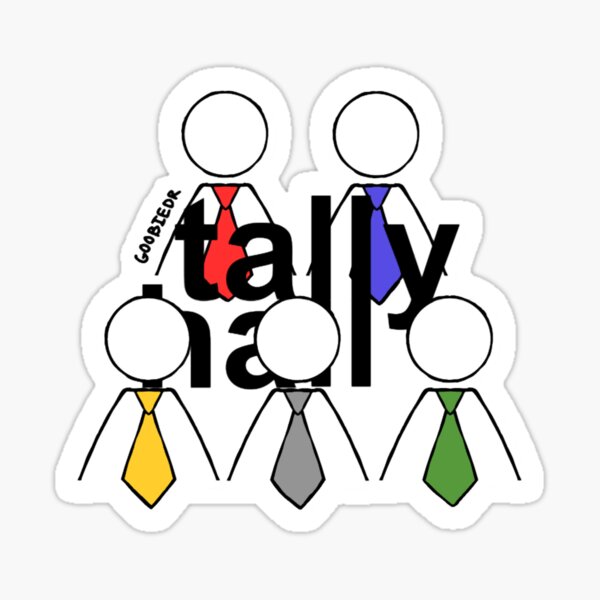 "Tally Hall Logo" Sticker for Sale by nawario | Redbubble