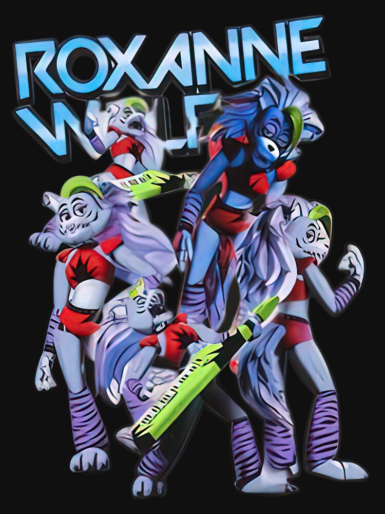 "Roxanne Wolf cartoon" Essential T-Shirt for Sale by JulianZCO | Redbubble