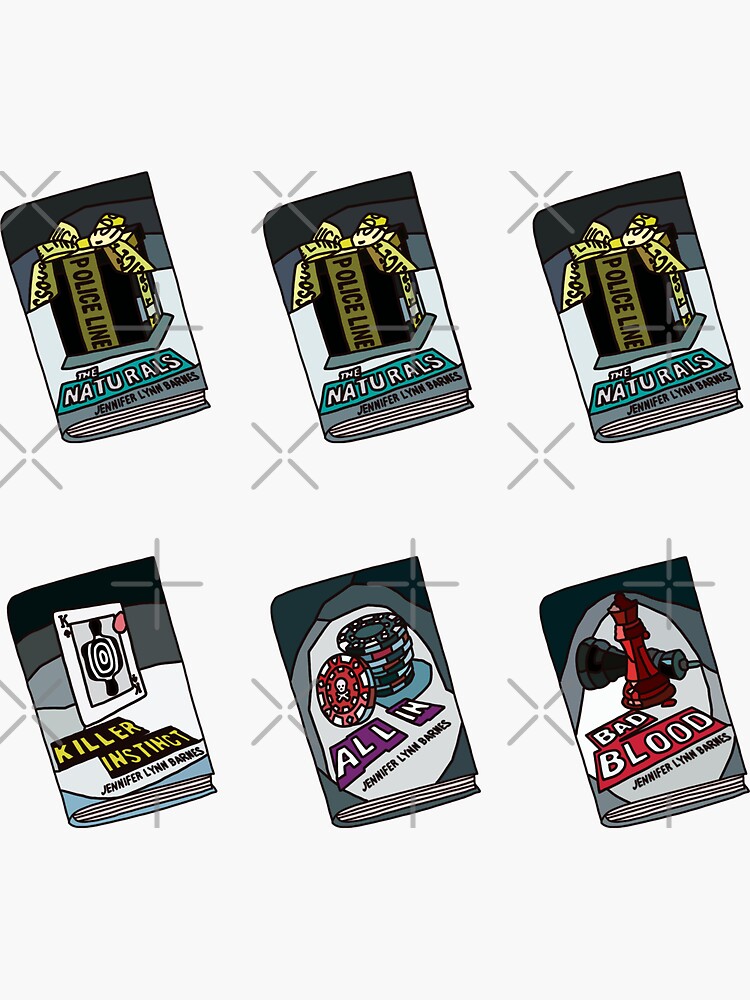 "The Naturals books" Sticker for Sale by lalashellsArt | Redbubble