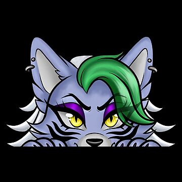 "Roxy Animatronic Wolf Peeker" Sticker for Sale by HansJoachimAdam ...