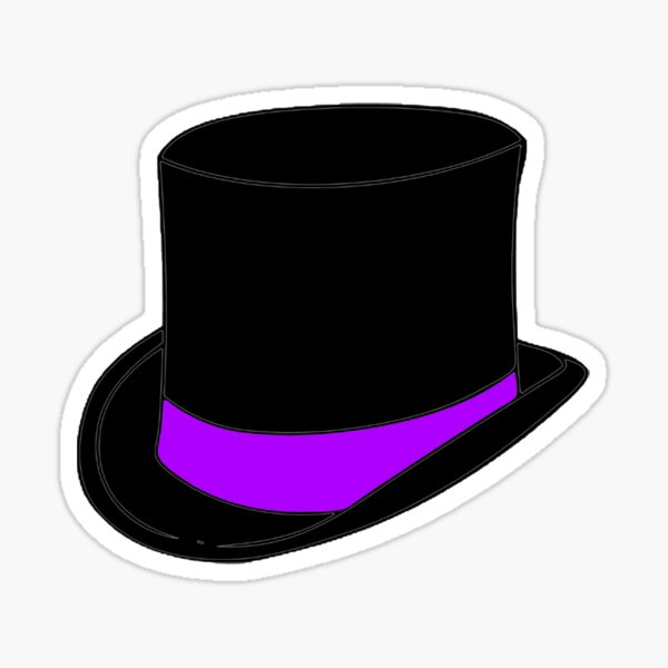 "Top Hat" Sticker by steampunklizard | Redbubble