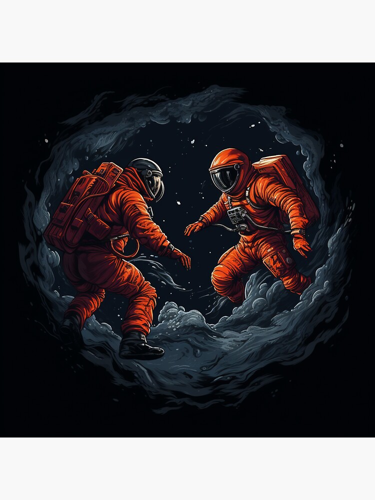 "Astronauts in the Multiverse" Sticker for Sale by martinhect0r | Redbubble