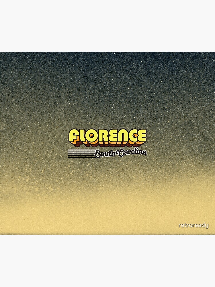 "Florence, South Carolina | Retro Stripes" Poster for Sale by ...