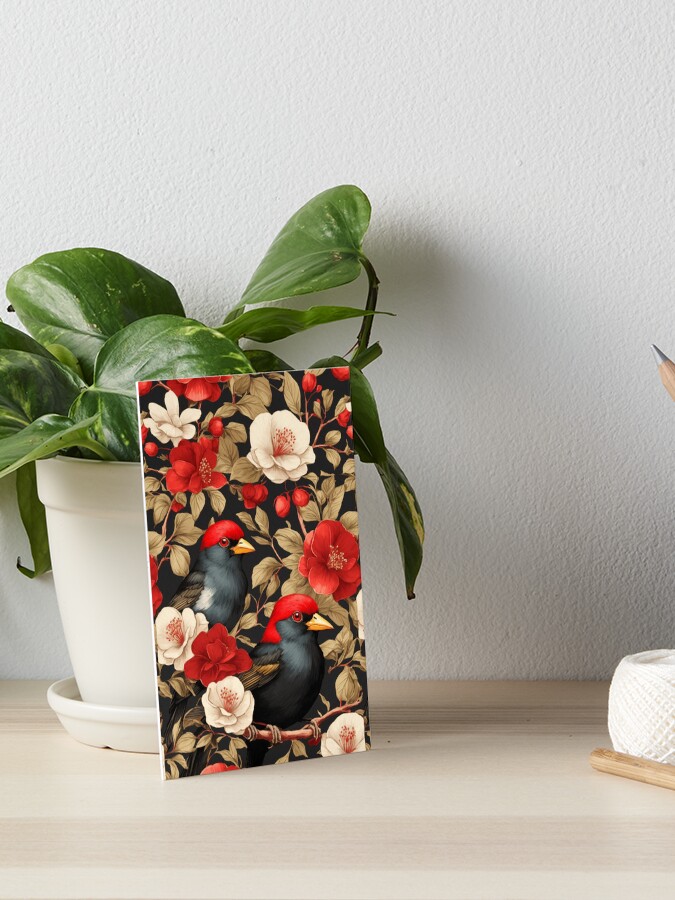 "Red-Capped Manakin" Art Board Print for Sale by rdevlin0227 | Redbubble