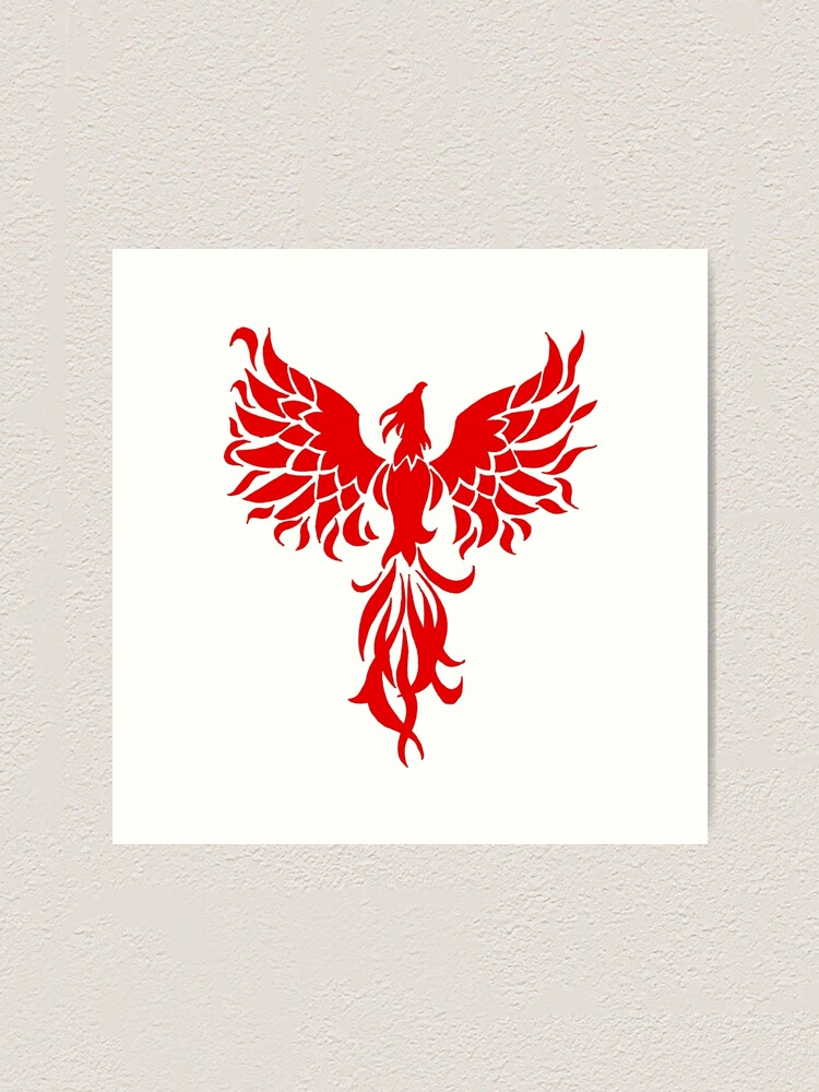 "Red Phoenix" Art Print for Sale by Alyssa Zeldenrust | Redbubble