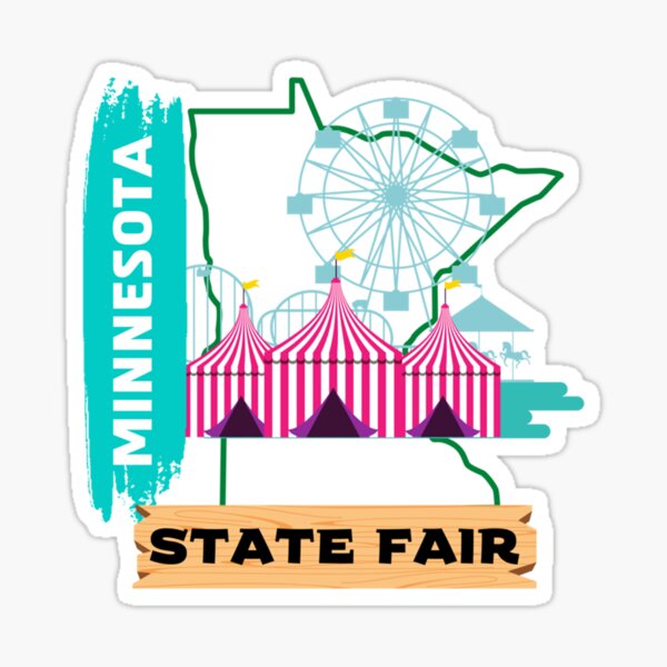 "Minnesota State Fair " Sticker for Sale by Magadellbridret | Redbubble