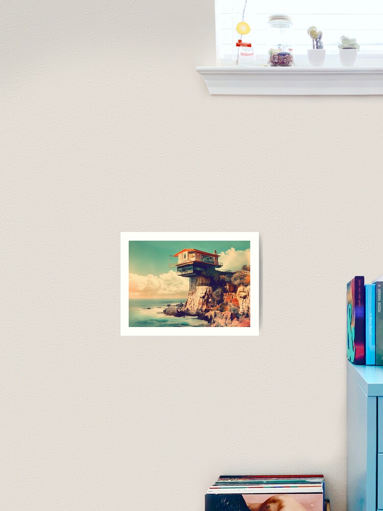 "Hypercolour Retrofuturist Dreamhouse XIV" Art Print for Sale by Bondi ...