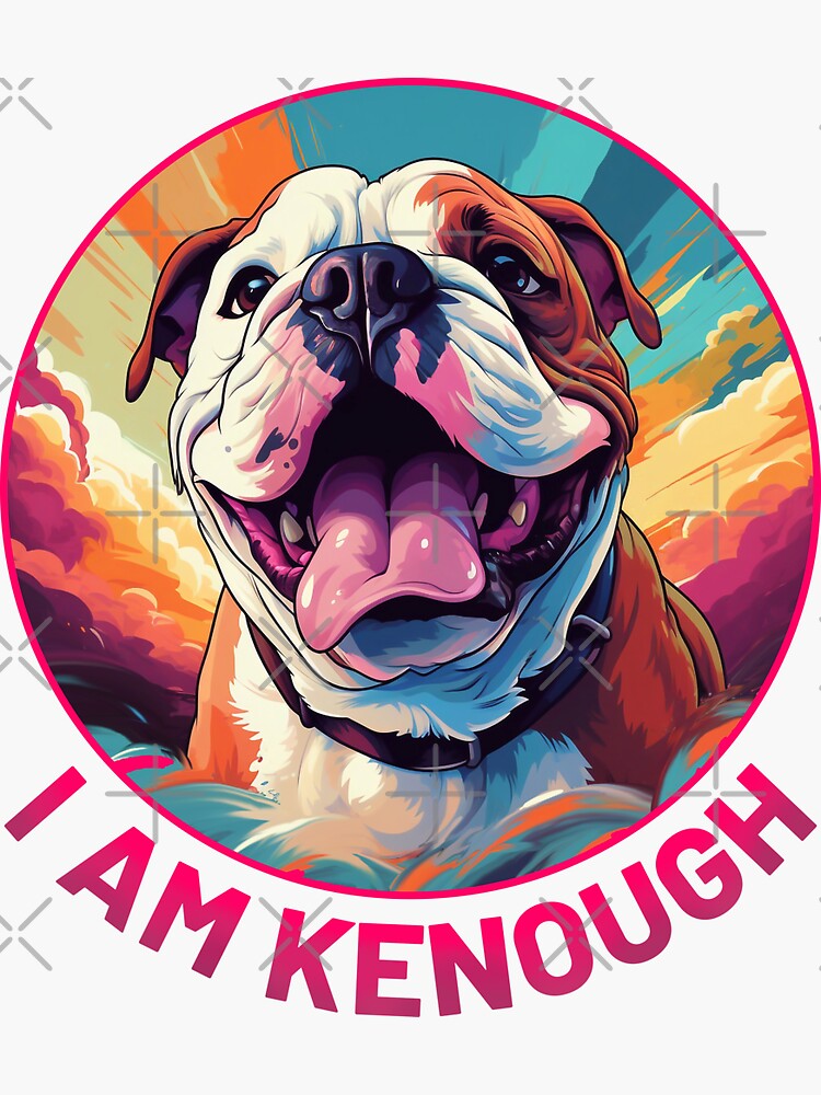 "I Am Kenough - You Are Kenough" Sticker for Sale by gaviani | Redbubble