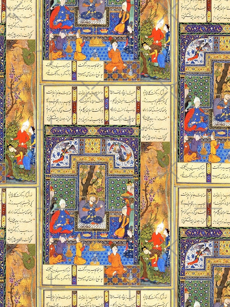 "Shahnameh 1st Design " Scarf for Sale by EraserStudio | Redbubble