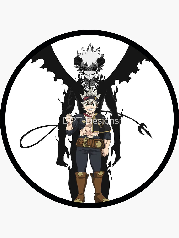"Asta’s Devil Liebe" Sticker for Sale by DPT-Designs | Redbubble