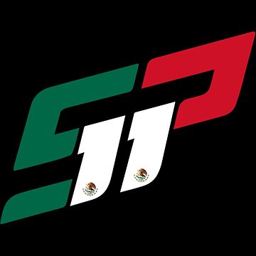 "Sergio Checo Perez 11 Mexican Logo " Sticker for Sale by scoopershop ...