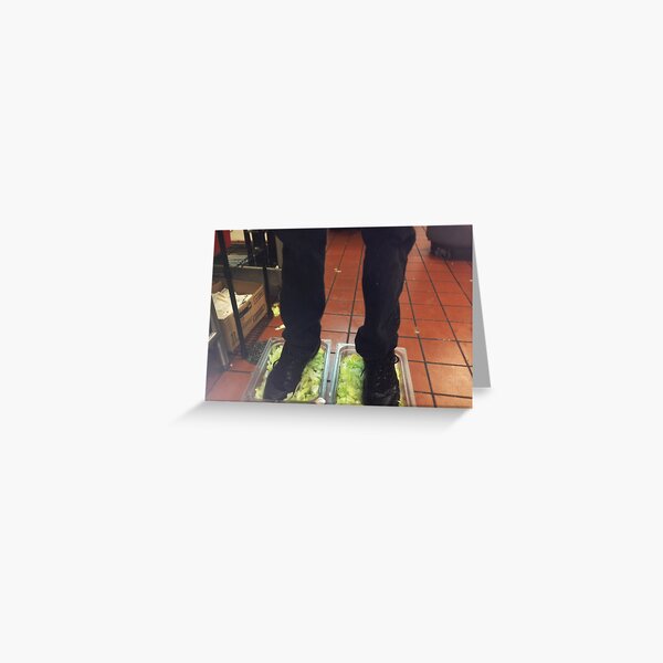 "Burger King Foot Lettuce Meme" Greeting Card for Sale by Burg3rK1nG ...